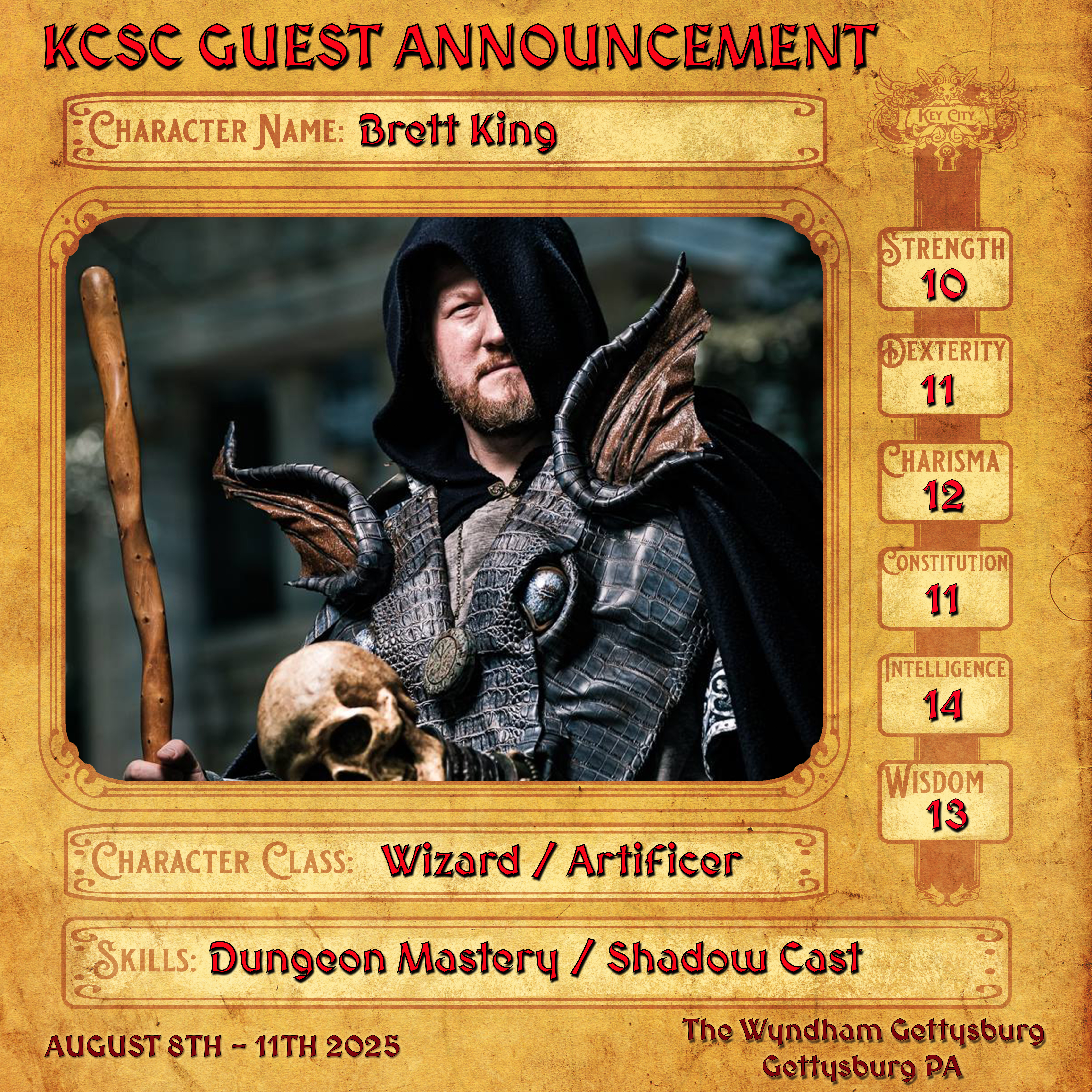 Brett King | Key City Steampunk Convention